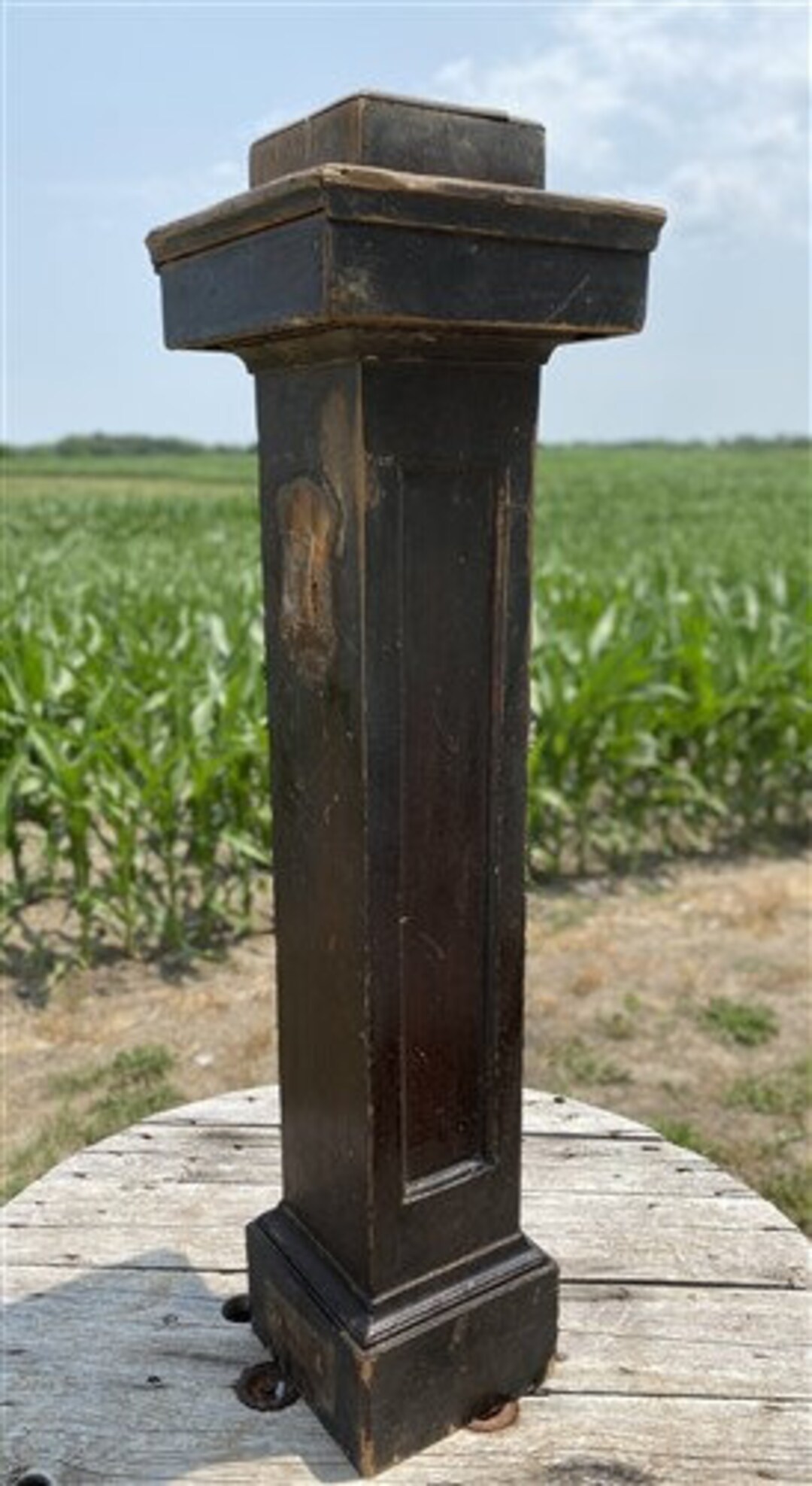 Newel Post Porch Column Wood Architectural Salvage Repurpose - Etsy
