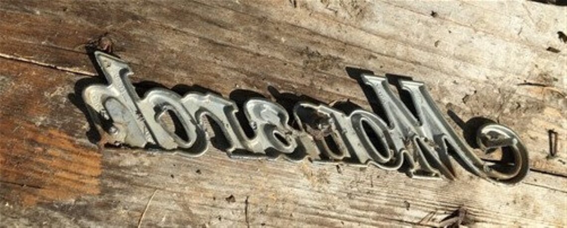 1975 Ford Mercury Monarch Script Emblem, D54B-6B114A Badge, Vintage ...