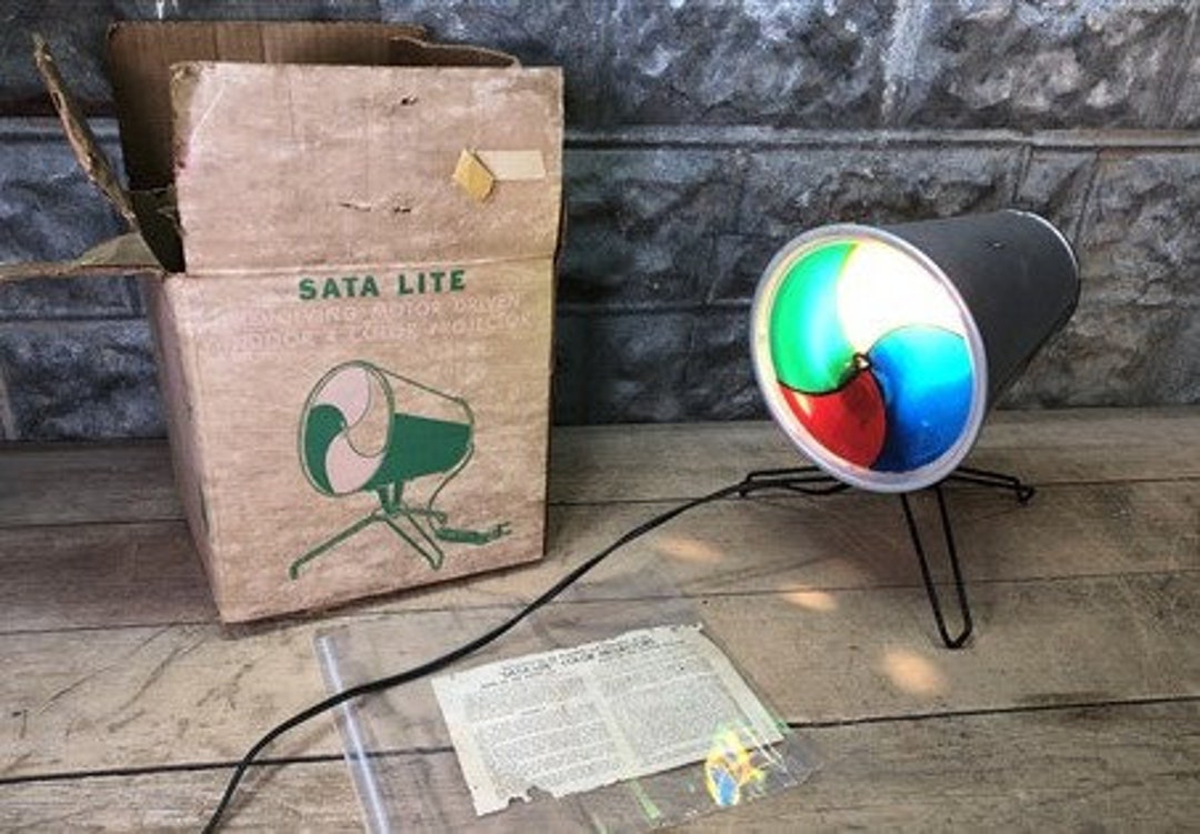 Evergleam Sata Lite Color Projector Vintage Indoor Christmas Light ...