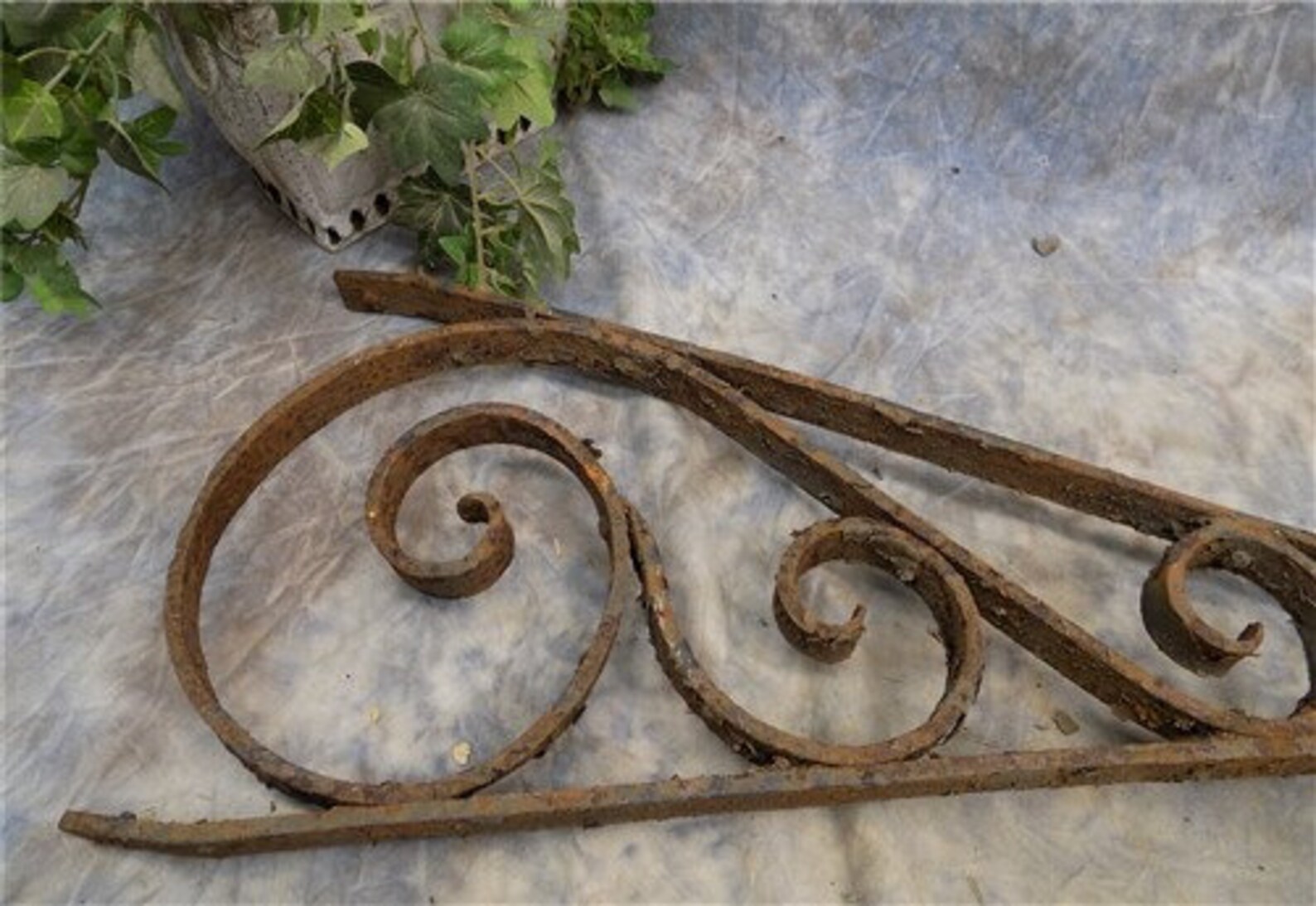 Cast Iron Bracket Sign Holder Hanger Architectural Salvage Gas | Etsy