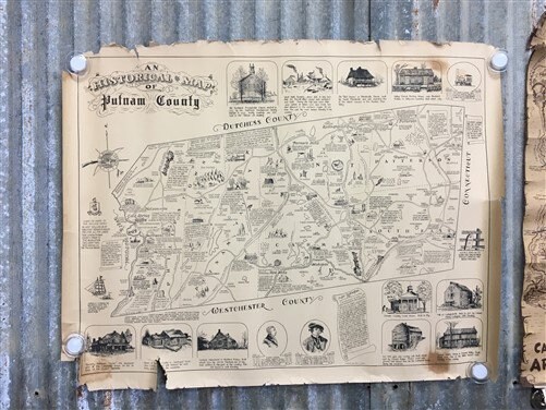2 Vintage Maps, Reg Manning Cartoon Map Arizona, Historical Map Putman ...