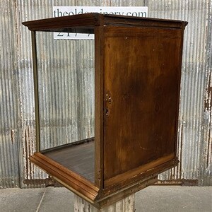 Countertop Showcase, General Store Display, Vintage Wood Framed Glass ...