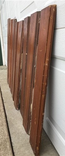 8 Wood Trim Pieces Architectural Salvage Reclaimed Vintage | Etsy