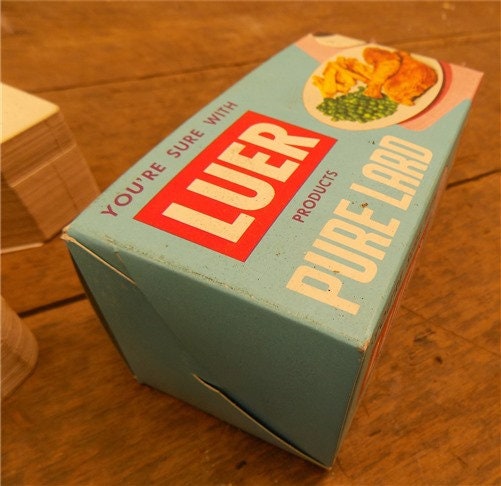 Art & Collectibles Collectibles Vintage Pure Luer Lard Box Nos Empty ...