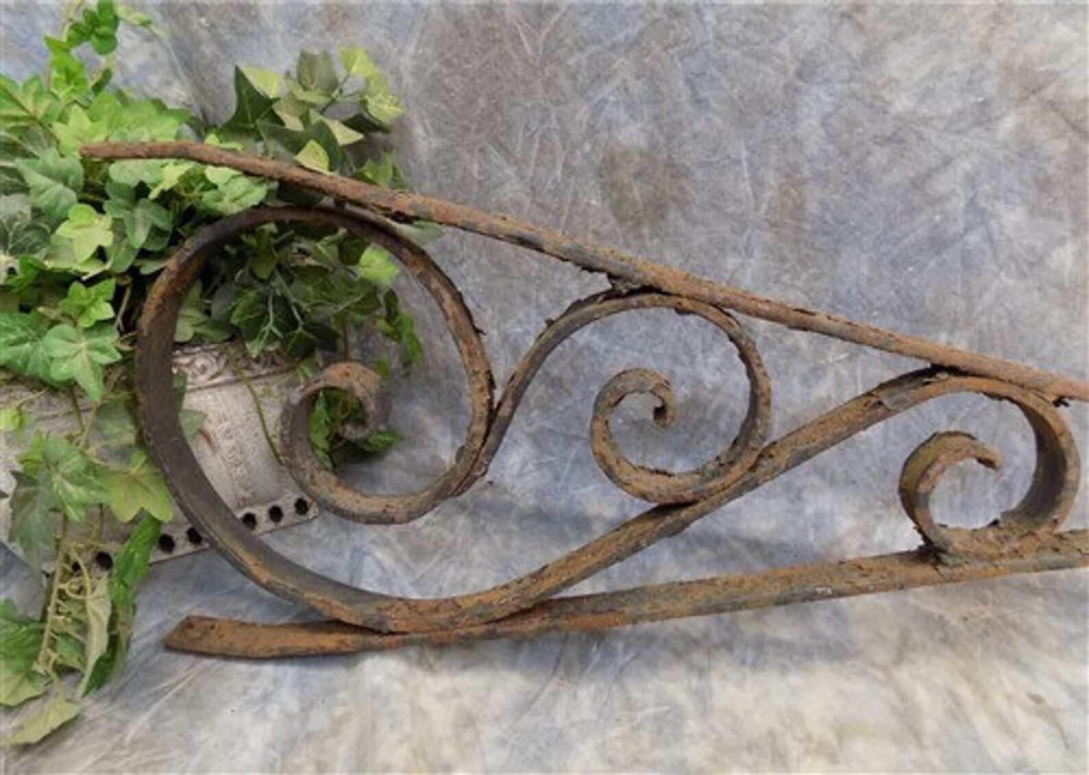 Cast Iron Bracket Sign Holder Hanger Architectural Salvage Gas - Etsy