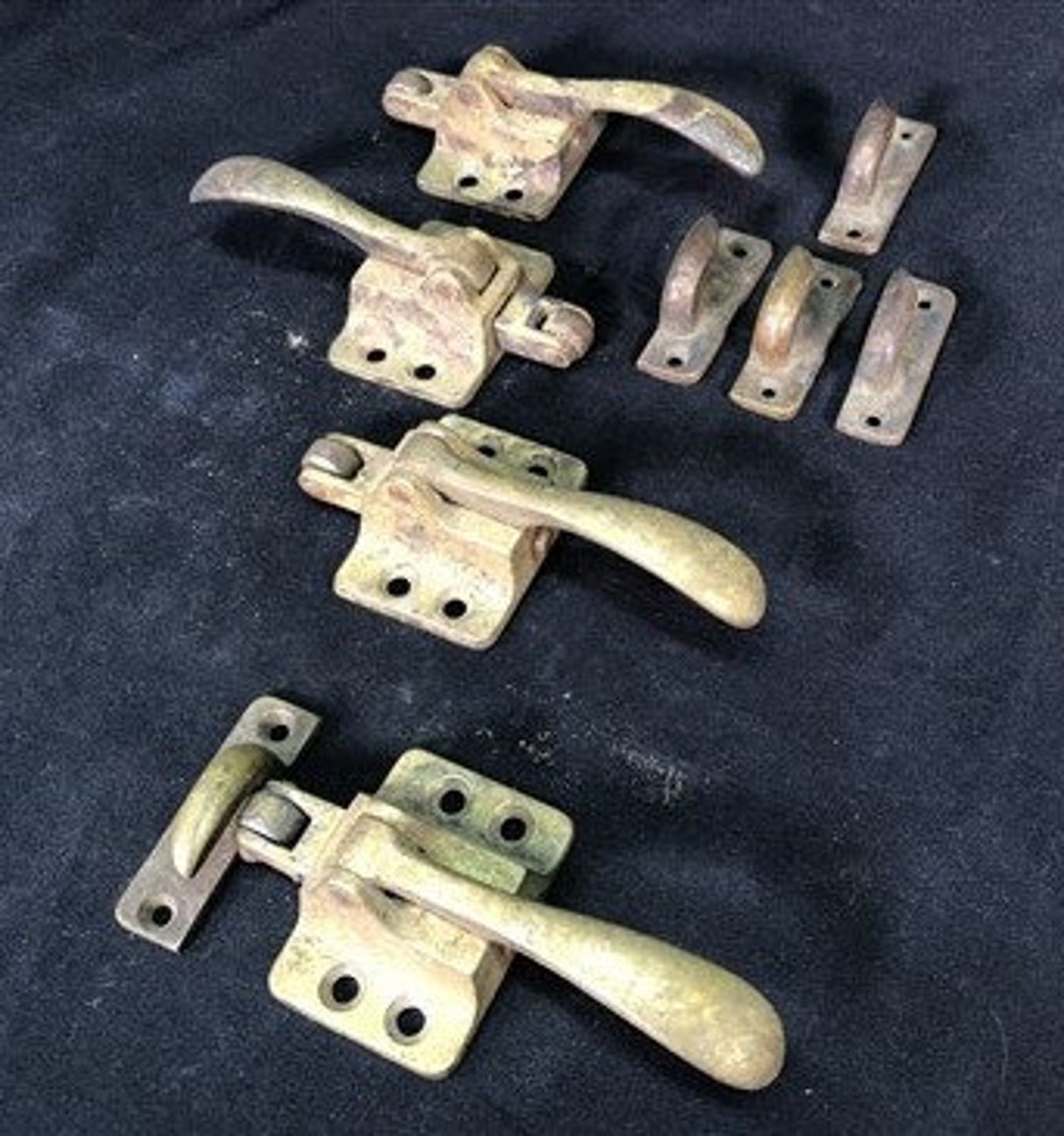 Ice Box Hardware, Vintage Latch Door Hinge, Salvage Cooler Chest Handle ...