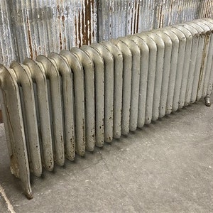 Cast Iron Radiator Heater, Vintage Radiator, American Radiator Co, 24 ...