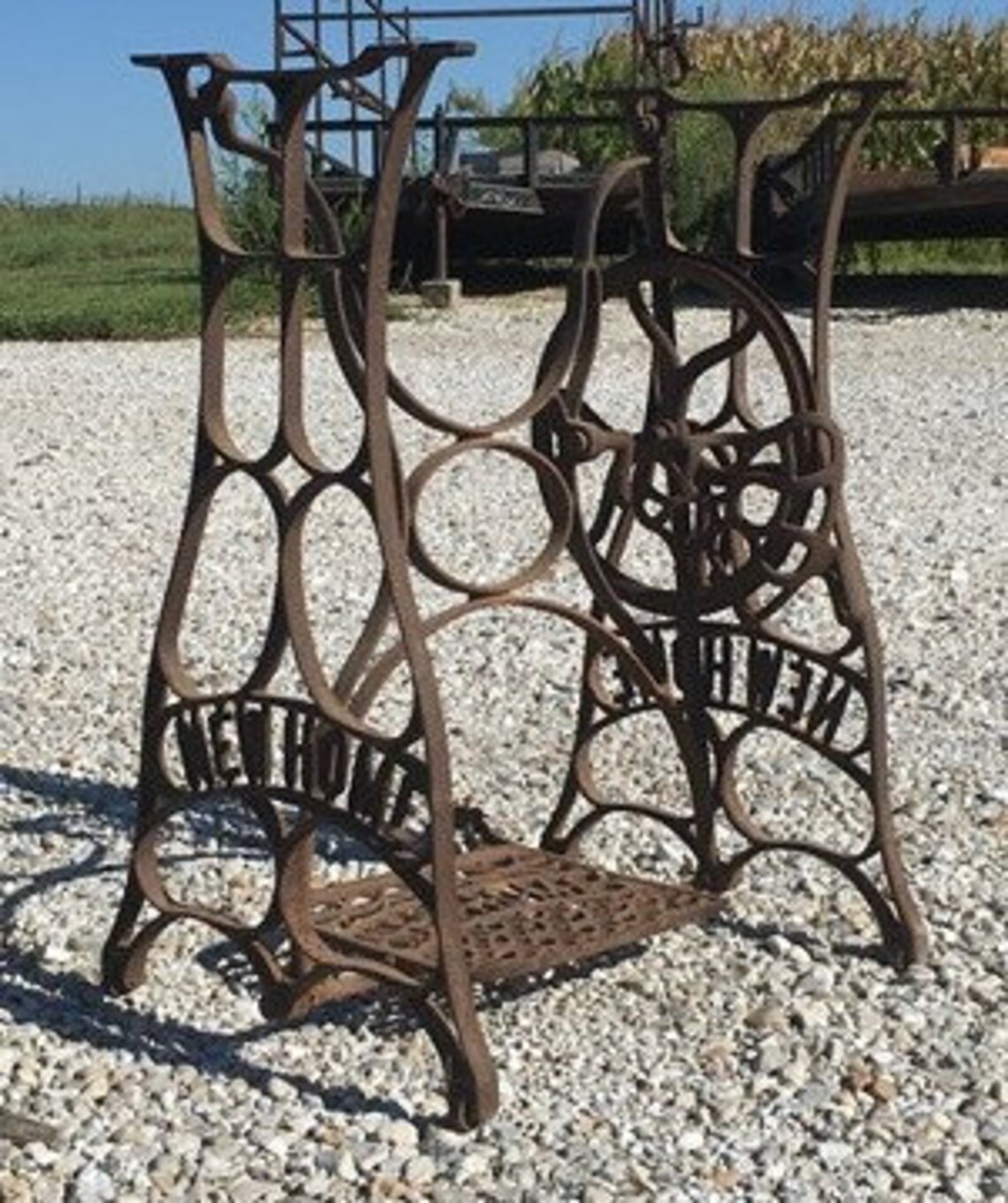 Treadle Sewing Machine Cast Iron Base Industrial Age New - Etsy