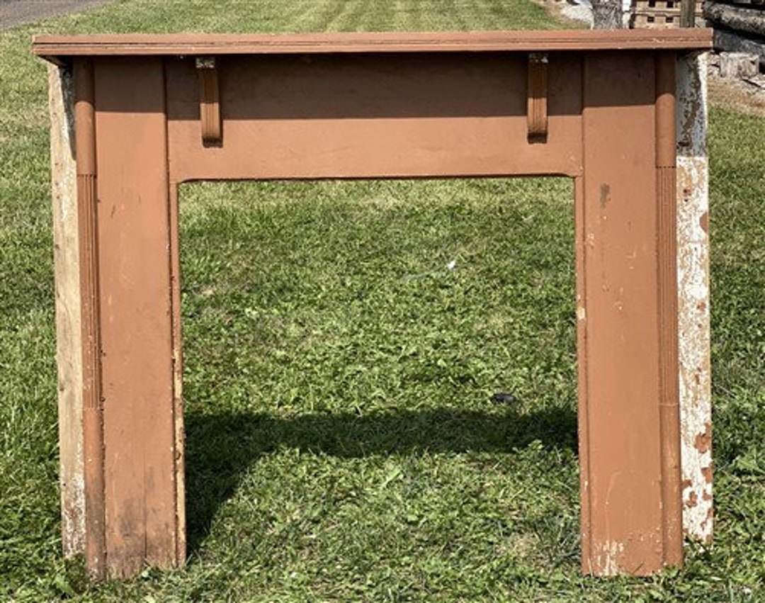 Antique Fireplace Mantel Surround (60.0x48.5) Architectural Salvage ...