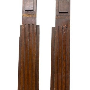 2 Door Jambs, Vertical Frame Casing, Architectural Salvage, Door ...