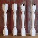 4 Balusters White Wood Architectural Salvage Spindles Porch - Etsy