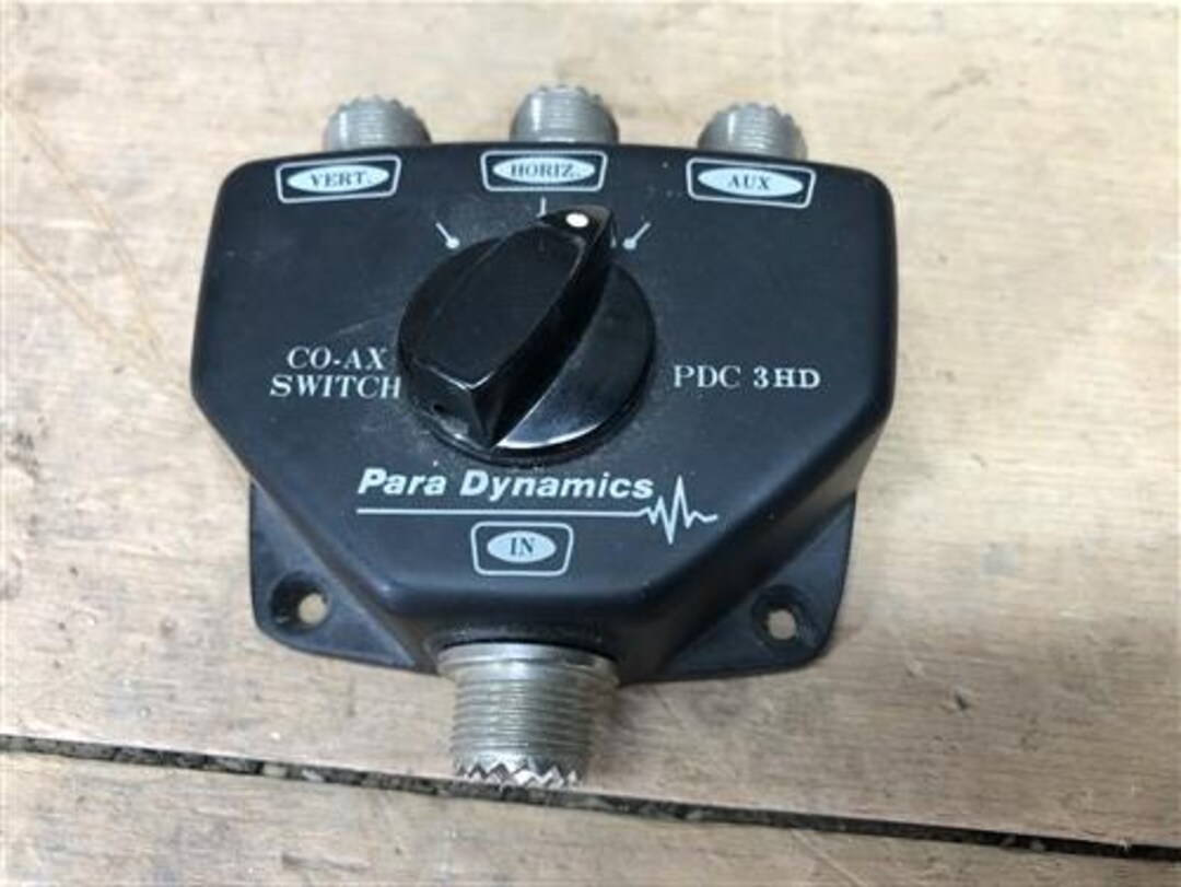 Para Dynamics PDC 3HD Co-ax Switch, Vintage Ham Radio - Etsy
