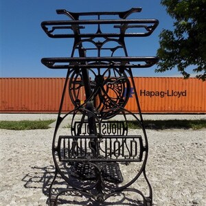 Treadle Sewing Machine, Cast Iron Base, Industrial Age Household ...