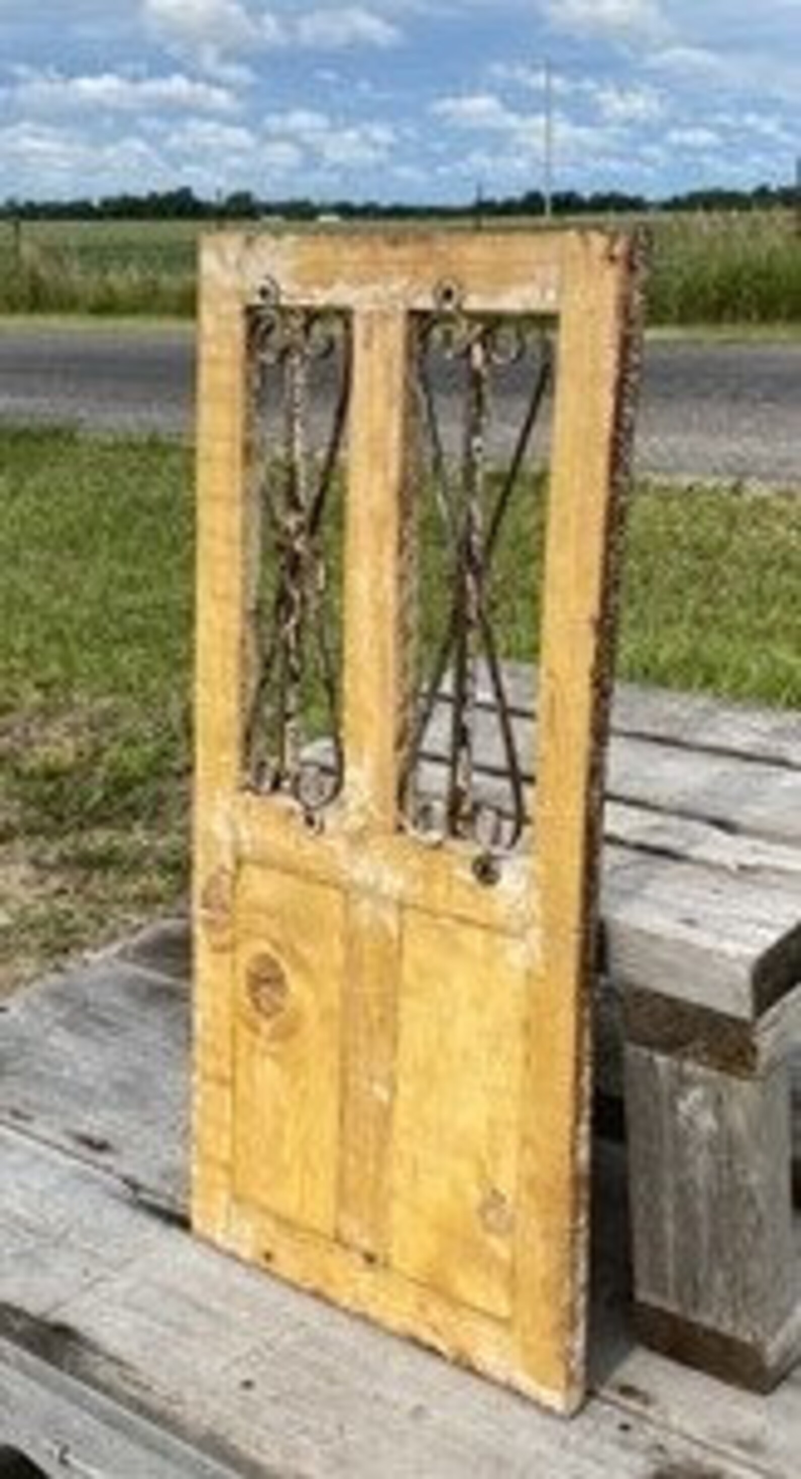 White Rectangular Metal Wood Window Distressed Architectural | Etsy