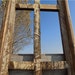 Dark American Gothic Style Wood Window Frame, Arched Farmhouse Window ...