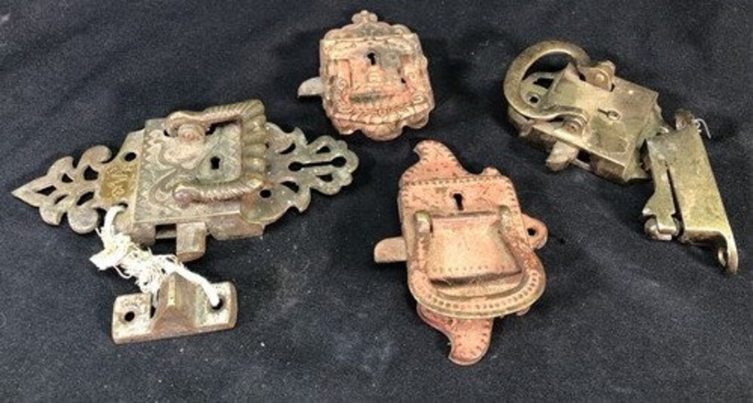 Ice Box Hardware, Vintage Latch Door Hinge, Salvage Cooler Chest Handle ...
