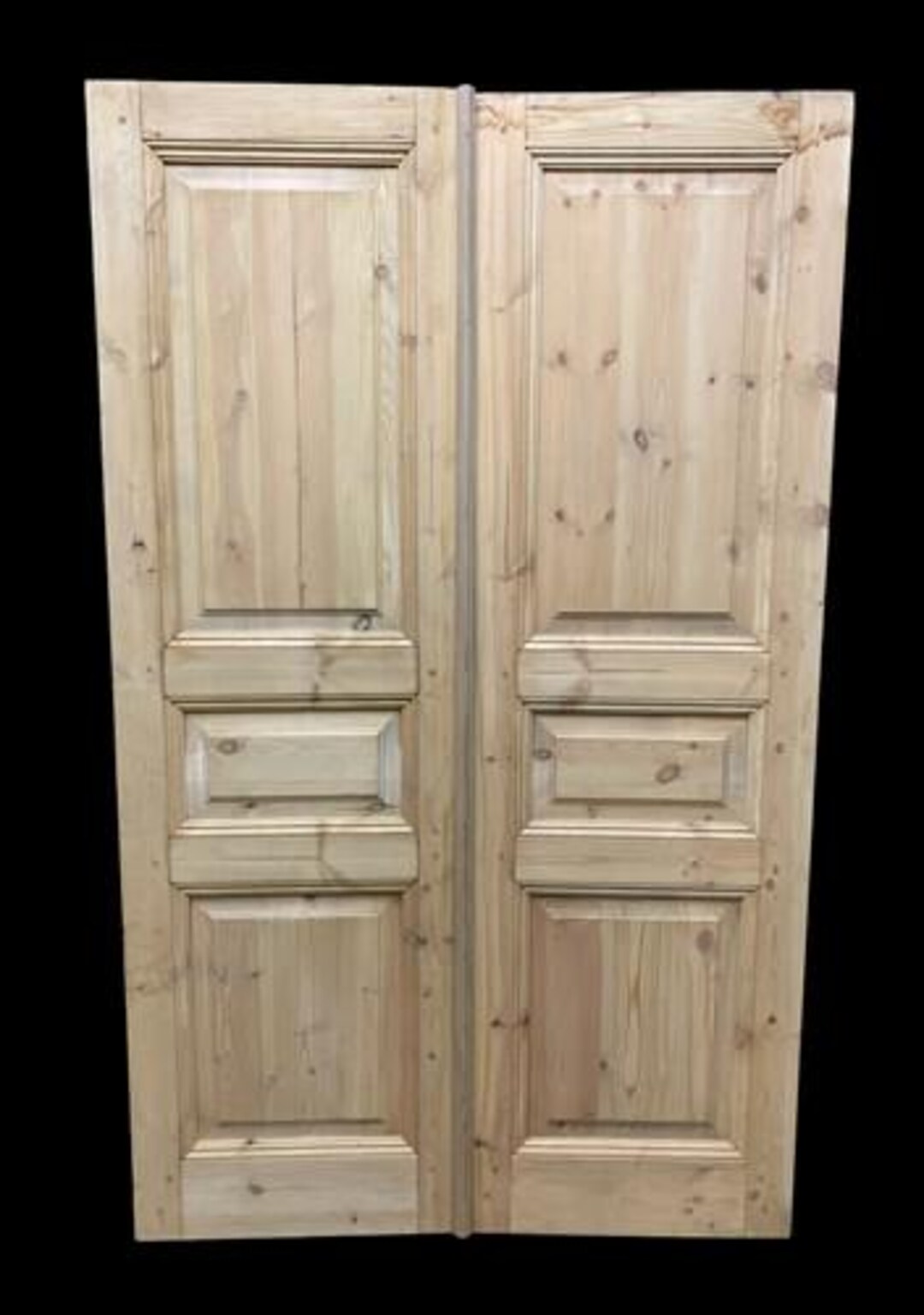 French Double Doors (48.5x80.5) Raised Panel Doors, European Styled ...