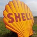 Large Shell Sign, Metal Porcelain Sign, Advertising Sign, Gas Station ...