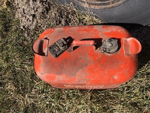 6 Gallon OMC Gasoline Gas Fuel Tank, Vintage Outboard Boat Motor Gas ...