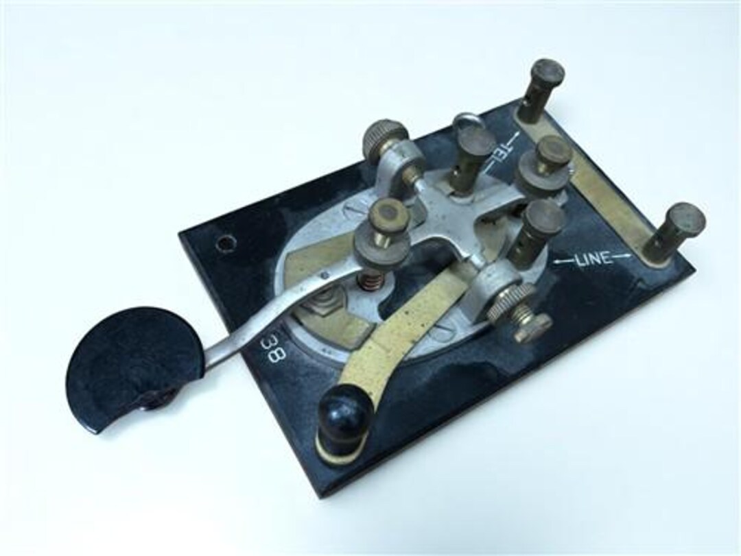 Vintage J-38 US Army Signal Corps Telegraph Key WWII Era Morse Code ...