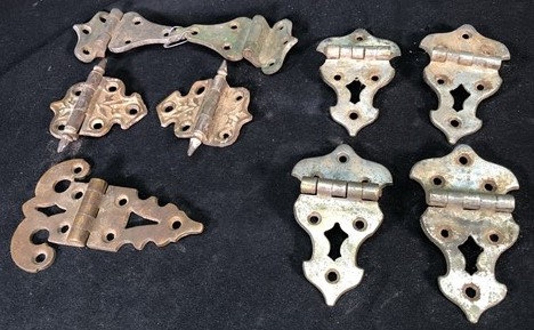 Ice Box Hardware, Vintage Latch Door Hinge, Salvage Cooler Chest Handle ...