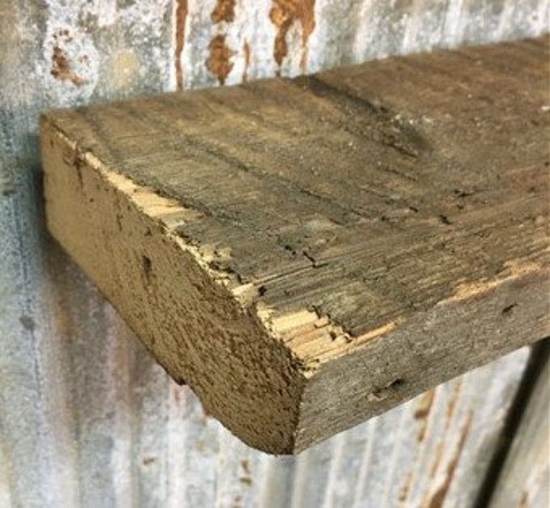 2 Floating Shelves Pine 2x6 Wood Fireplace Mantel Wall | Etsy