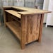7' Amish Made Counter, Custom Made to Order, Pine Wood, Rustic ...
