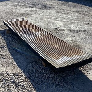 37 Sheets Barn Tin, Corrugated Metal Reclaimed Salvage, 9' Long 666 Sq ...
