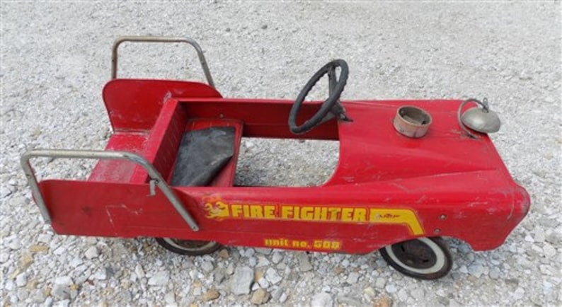 1960s AMF Fire Fighter Unit NO 508 Pedal Car, Childs Retro Ride on ...