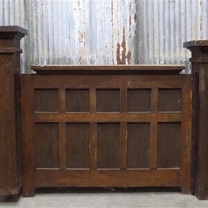 Arts Crafts Catholic Church Altar Rail Gate, Mission Oak Chancel ...
