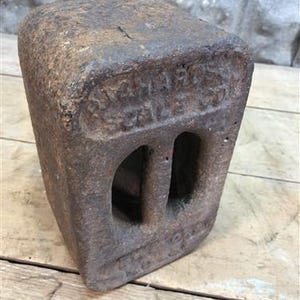 30 Lb Platform Scale Weight Test Doorstop Hitching Post Anvil Swage ...