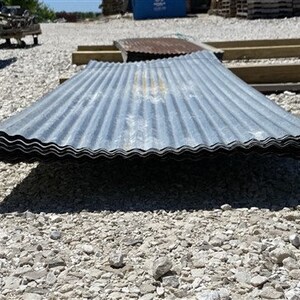 14 Sheets Barn Tin, Corrugated Metal Reclaimed Salvage, 7'&8' Long 212 ...
