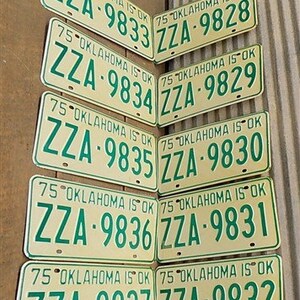 Set 50 License Plates Lot Vintage Automobile Car Truck Tags Some ...