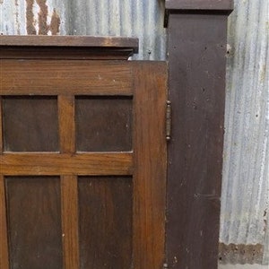 Arts Crafts Catholic Church Altar Rail Gate, Mission Oak Chancel ...