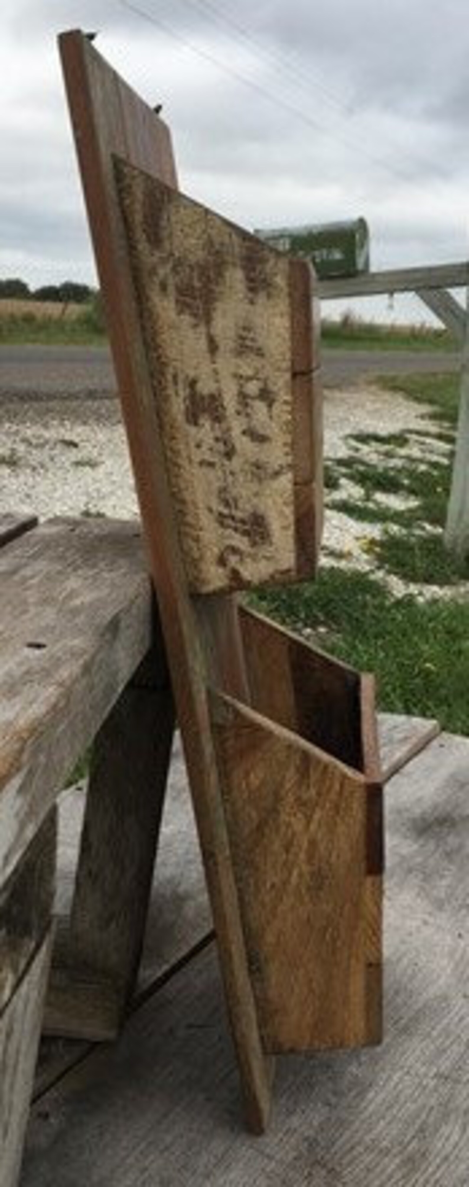 Wood Mail Letter Holder Rustic Mail Sorter Organizer | Etsy