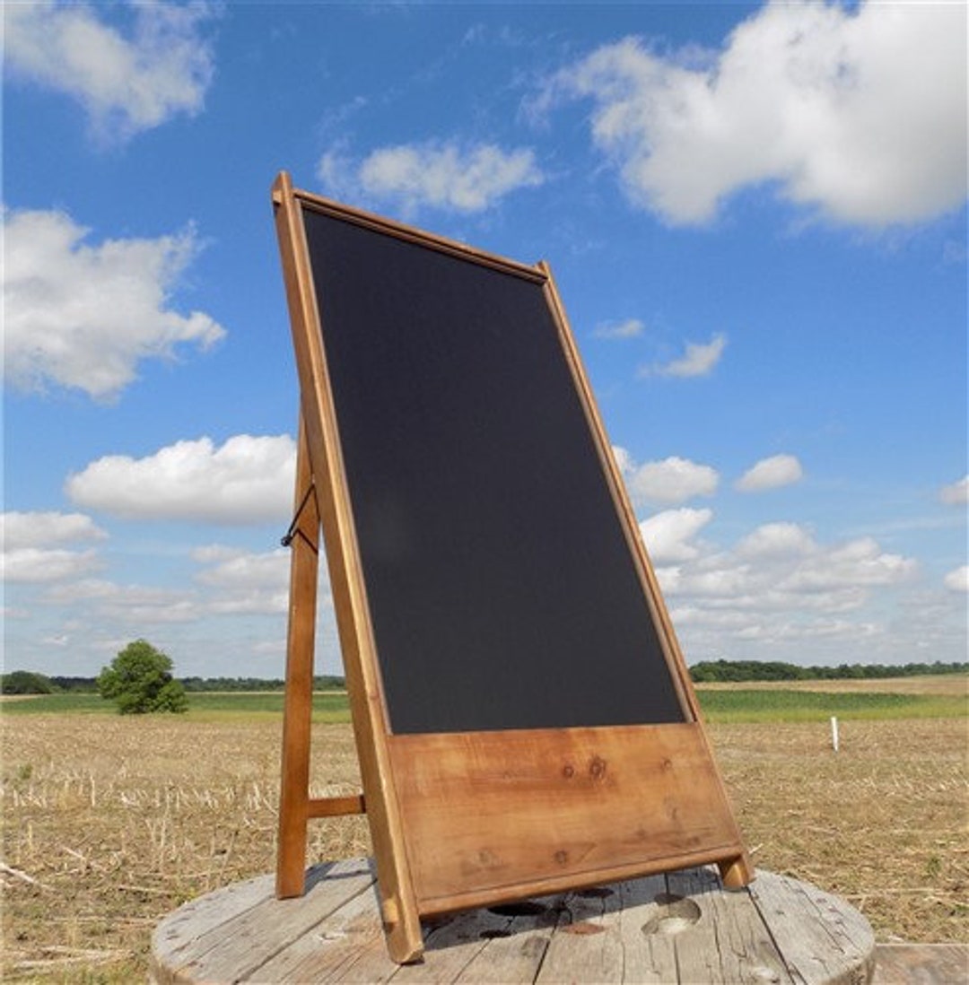 Standing Wood Frame Chalkboard, Classroom Homeschool Playroom Decor ...