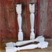 4 Balusters White Wood Architectural Salvage Spindles Porch Post House ...