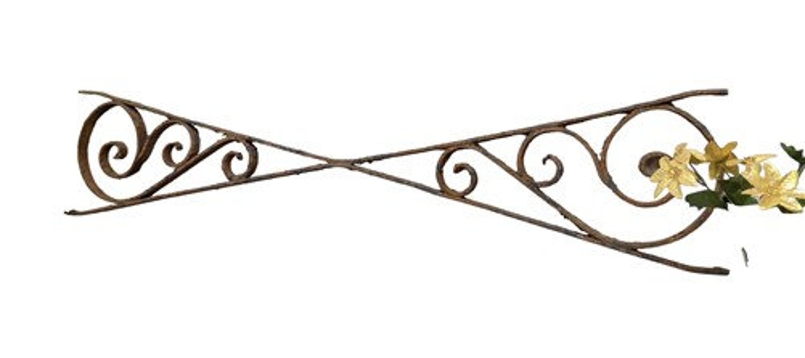 Cast Iron Bracket Sign Holder Hanger Architectural Salvage Gas Oil ...