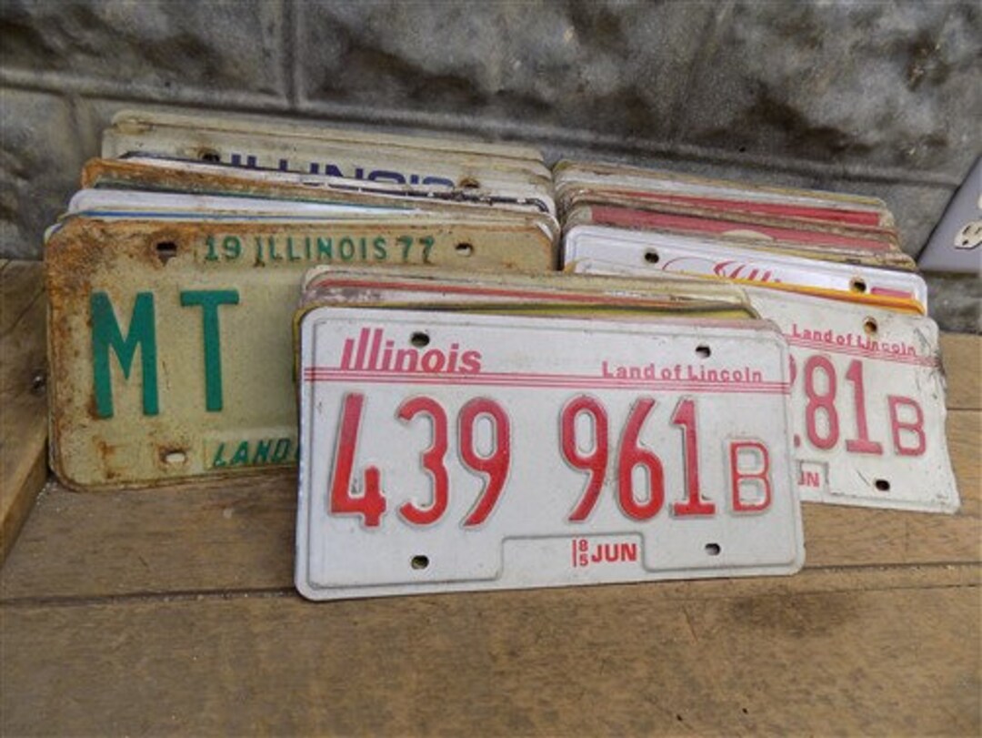 Set of 50 License Plates Lot Vintage Automobile Car Truck Tags Jr ...