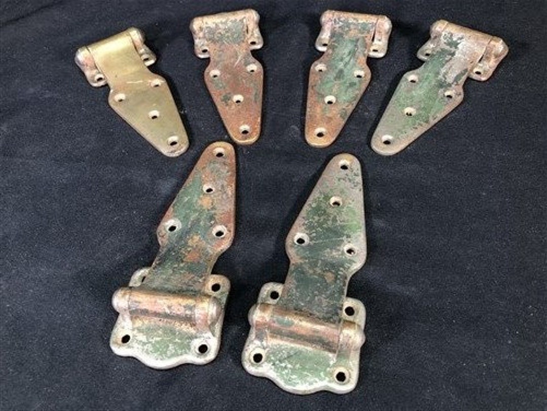 Ice Box Hardware, Vintage Latch Door Hinge, Salvage Cooler Chest Handle ...