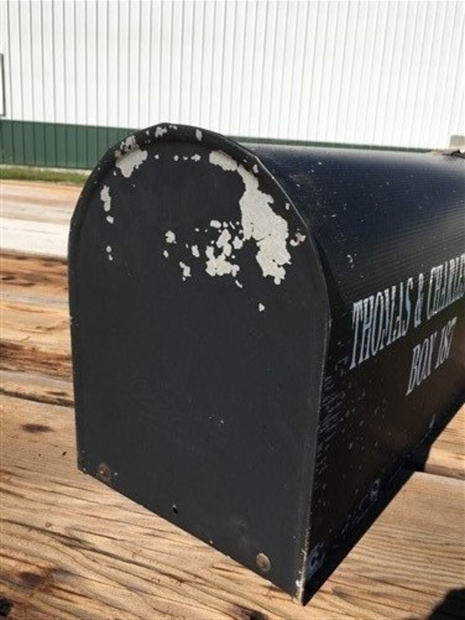 Classic Metal US Mailbox Country Road Farm House Old School Vintage ...