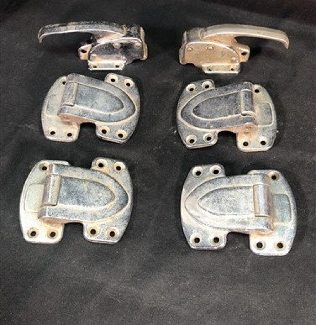 Ice Box Hardware, Vintage Latch Door Hinge, Salvage Cooler Chest Handle ...