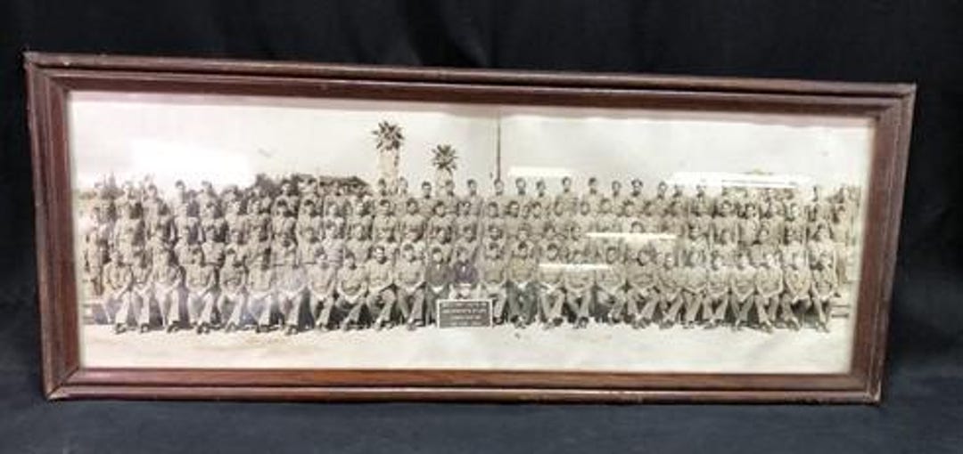 1945 WW2 Military Photo Artillery, Yardlong Picture, Maine National ...