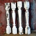 4 Balusters White Wood Architectural Salvage Spindles Porch Post House ...