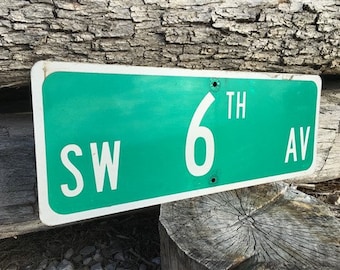 6th Street Sign - Etsy