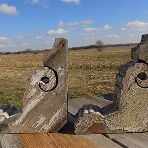 Wood Architectural Salvage Corbels, Reclaimed Porch Post House Trim ...