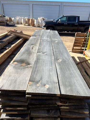 New Rustic Gray Barn Siding, Weather Lumber Wood Plank, Barn-style ...
