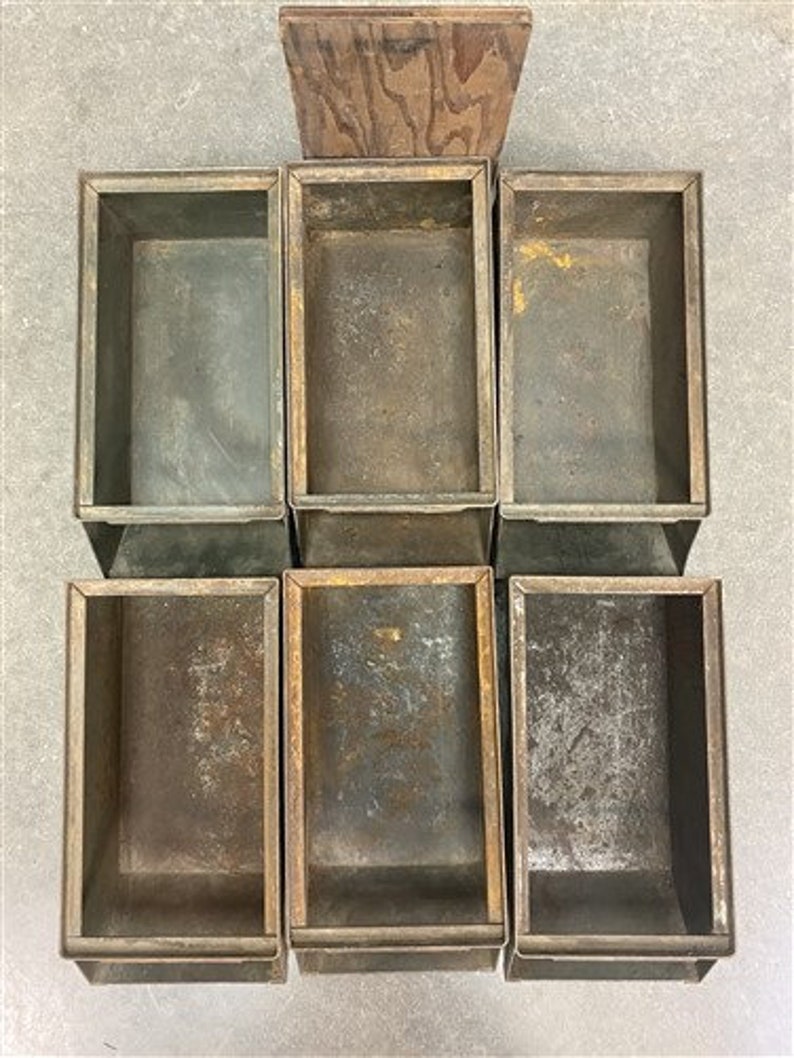 6 Stacking Bins Country Hardware Store Bolt Organizer Gym - Etsy