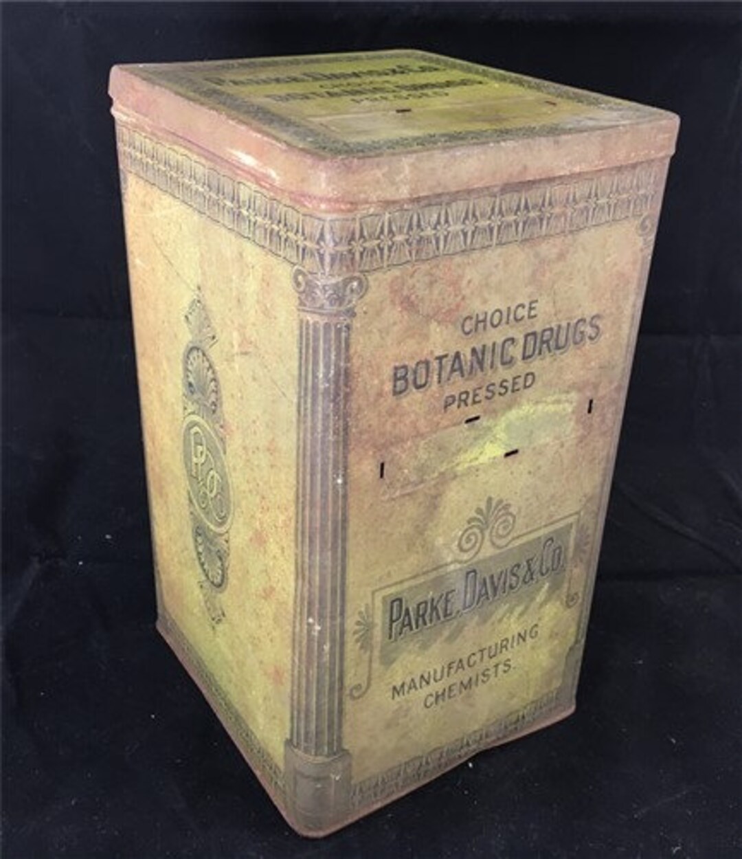 Parke Davis Chemists Botanic Drugs Herbs Apothecary Tin - Etsy