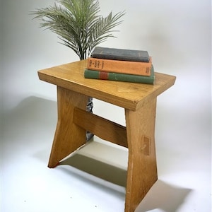 Wood Stool Pew Kneeler, Catholic Church Chapel Seat, Nuns Convent Bench ...